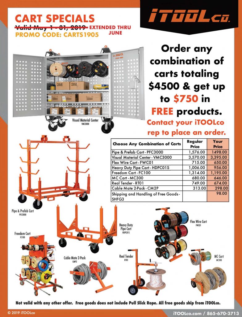 Midwest Equipment Co. Carts-itoolco-promotion-0619 - Midwest Equipment Co.